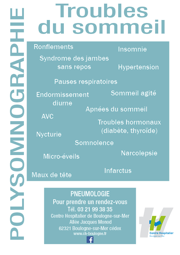 Troubles du sommeil – Polysomnographie | CHB